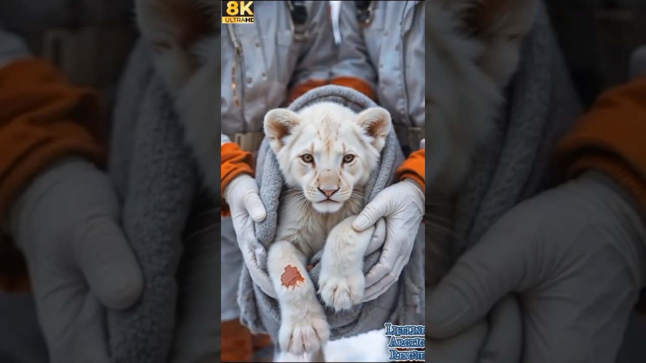 White lion Cub Paralyzed And Left To Die But Was Saved By The Brave ...