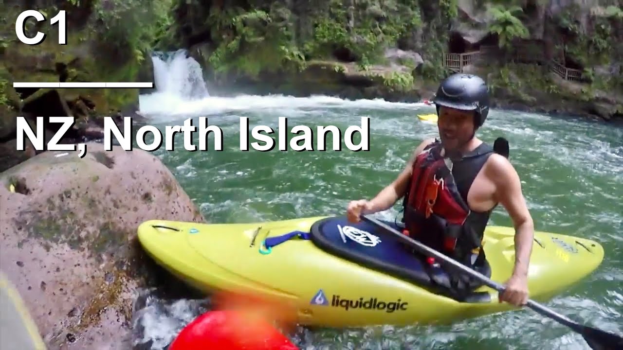 [C1] Paddling NZ North Island [whitewater] - YouTube