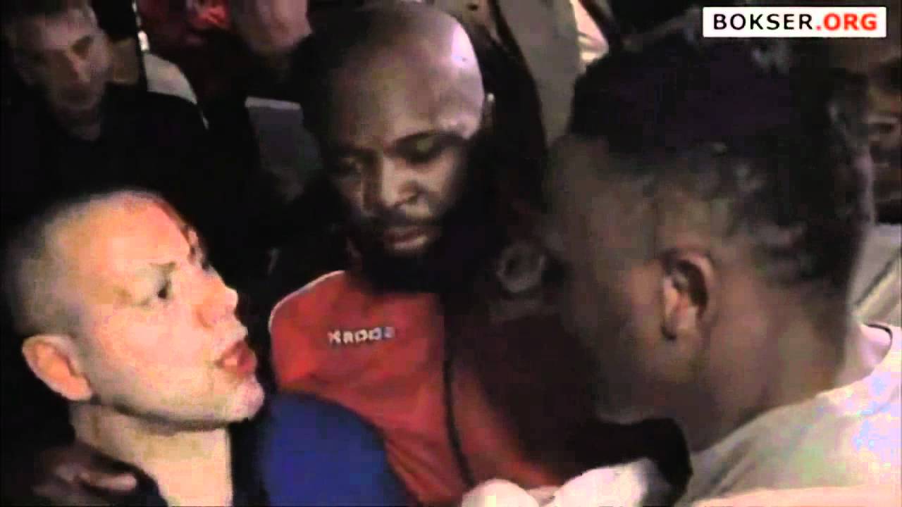 Boxer arrested after brawl - YouTube