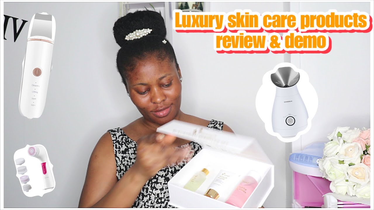 Luxurious Skincare product / Demo and review // how to hydrate and ...