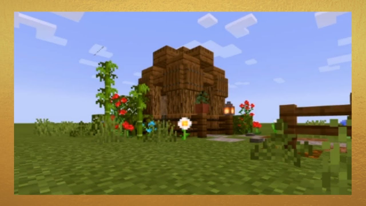 Minecraft Building Series #1: 3 x 3 Shack - YouTube