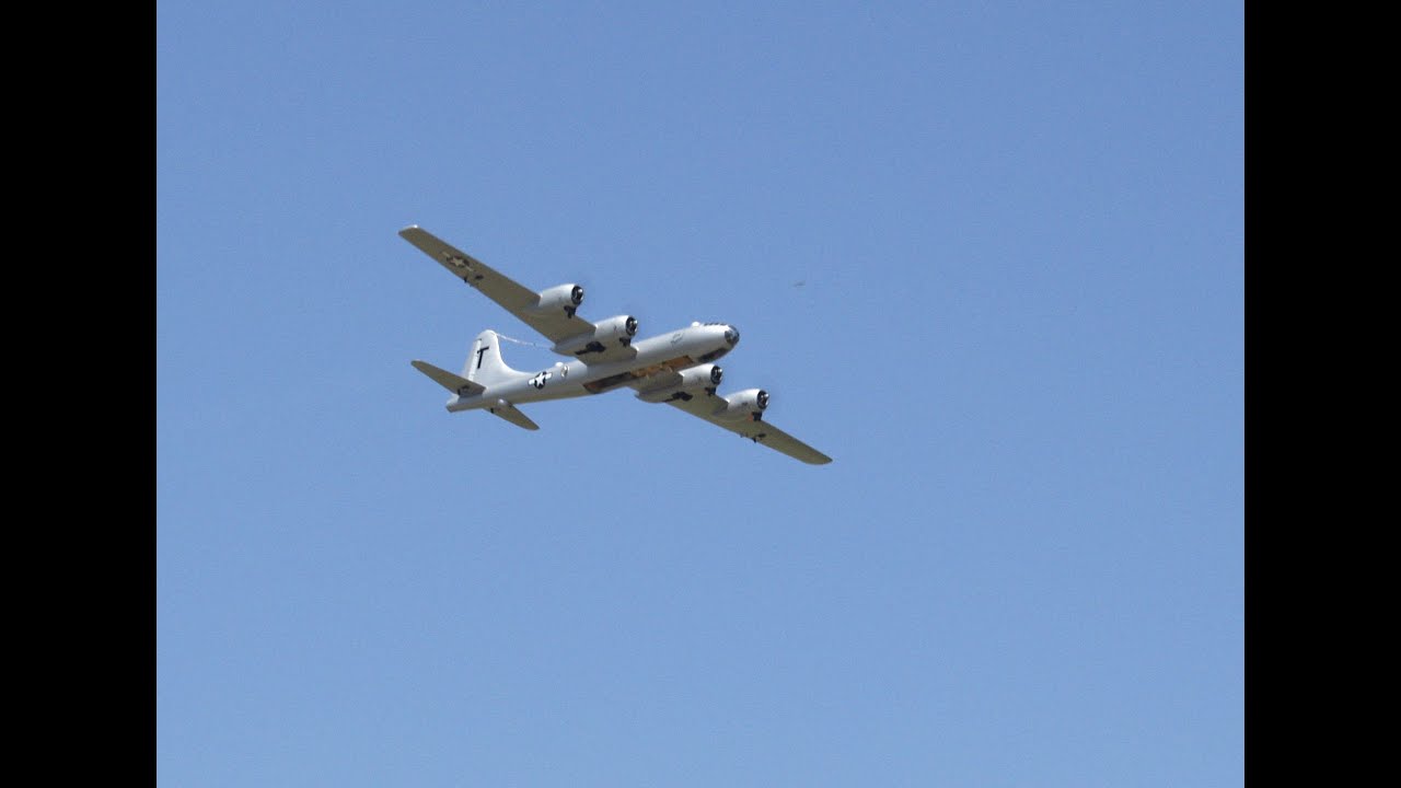 B-29 Superfortress; RC Model Maiden Flight - YouTube