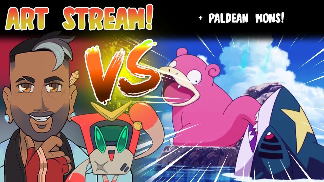 Designing ANCIENT Sharpedo Paradox! Pokemon Art Stream! - YouTube
