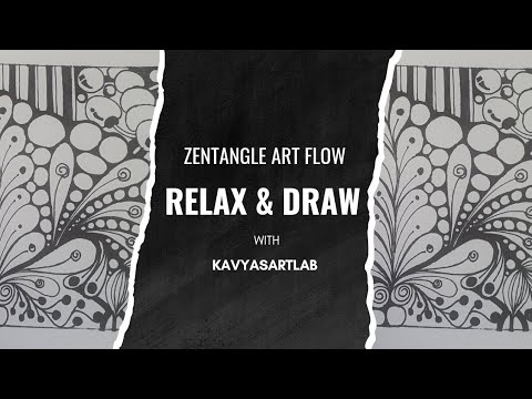 Zentangle Inspired Art Journal | Mindful Drawing for Relaxation ...