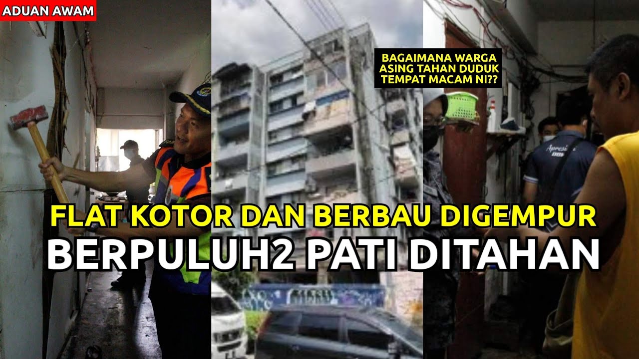 FLAT WARGA ASING DISERBU JIM, DBKL, KL STRIKE FORCE DI CHANGKAT BUKIT ...