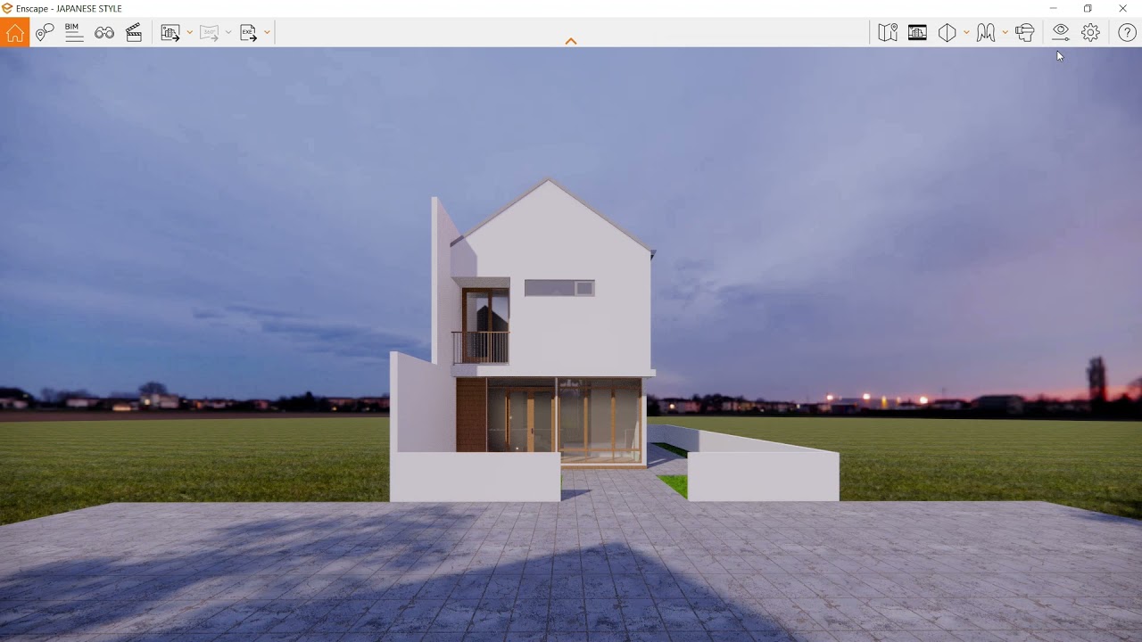 ARCHICAD RENDER ENSCAPE - YouTube