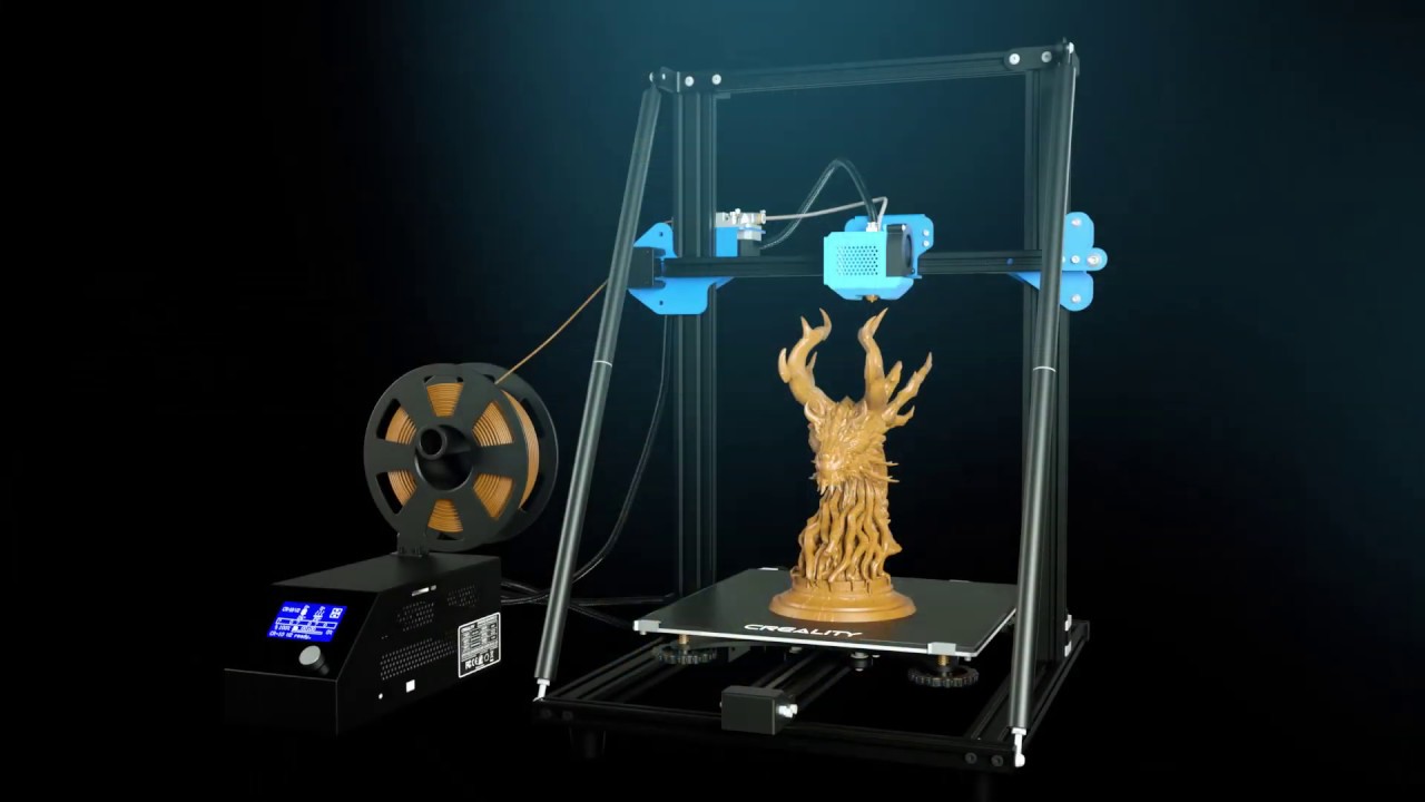 Creality CR-10 v2 3D Printer - YouTube