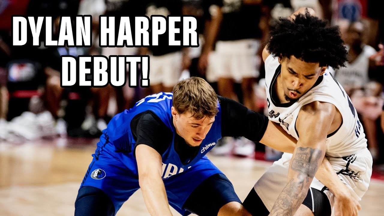 Dylan Harper Scores 16 PTS in Spurs Debut Against Cooper Flagg and ...