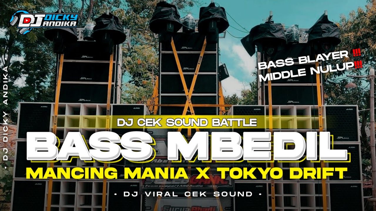 Dj Battle Bass Bedil X Middle Blayer‼️cocok Buat Cek Sound Nulup