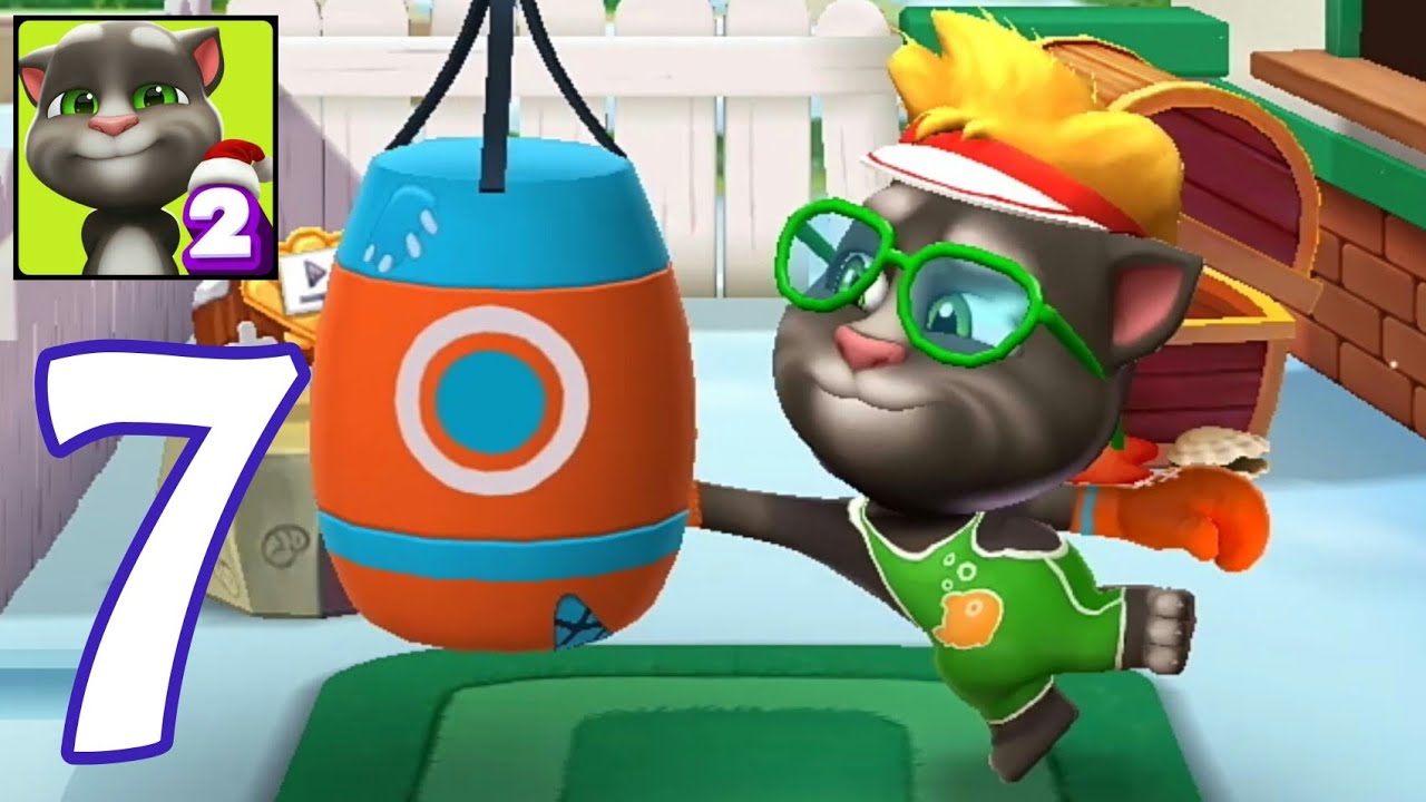 My Talking Tom 2 - Gameplay Walkthrough Part 7 (iOS, Android) Cat Game ...