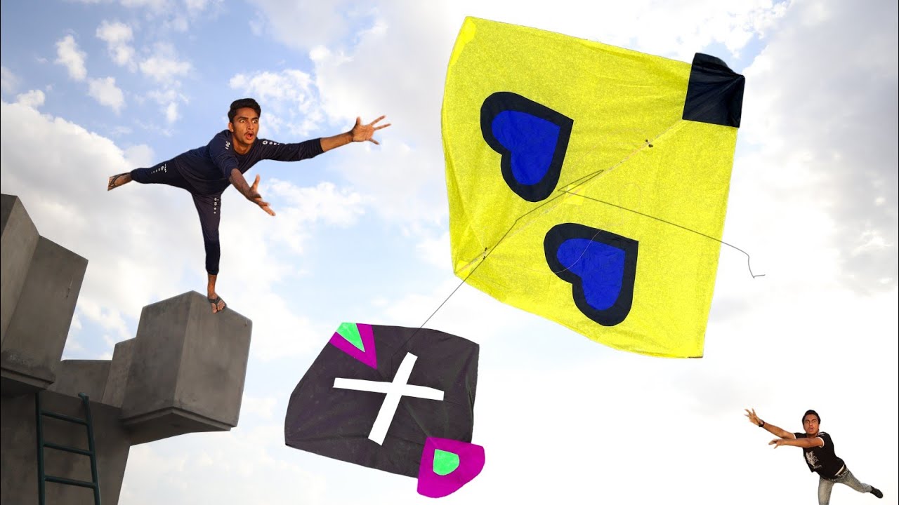 Kite Flying & Cut Balloon Fight Challenge | Kite - YouTube