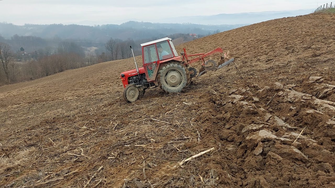 Dijagonalno oranje sa naoravanjem! Oranje u Jarebicama-februar 2022 ...