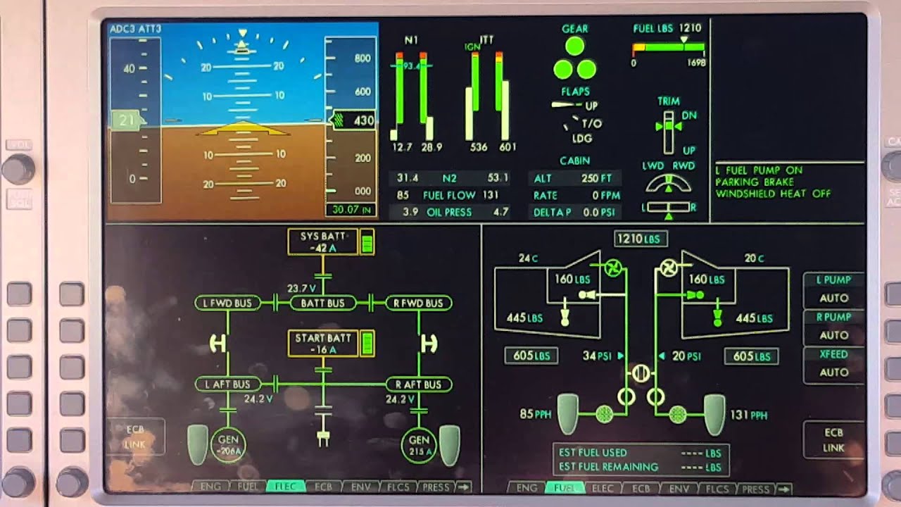 Eclipse 500 engine start - YouTube