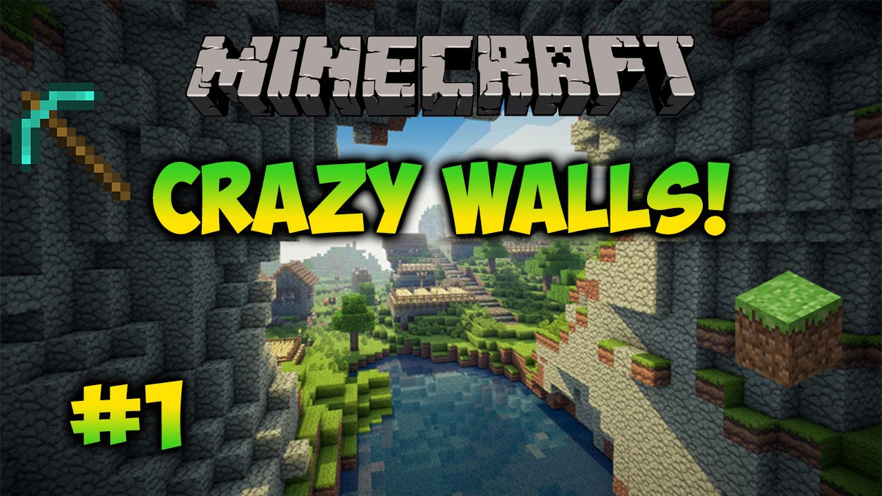 Minecraft - Crazy walls - Episode 1 - YouTube