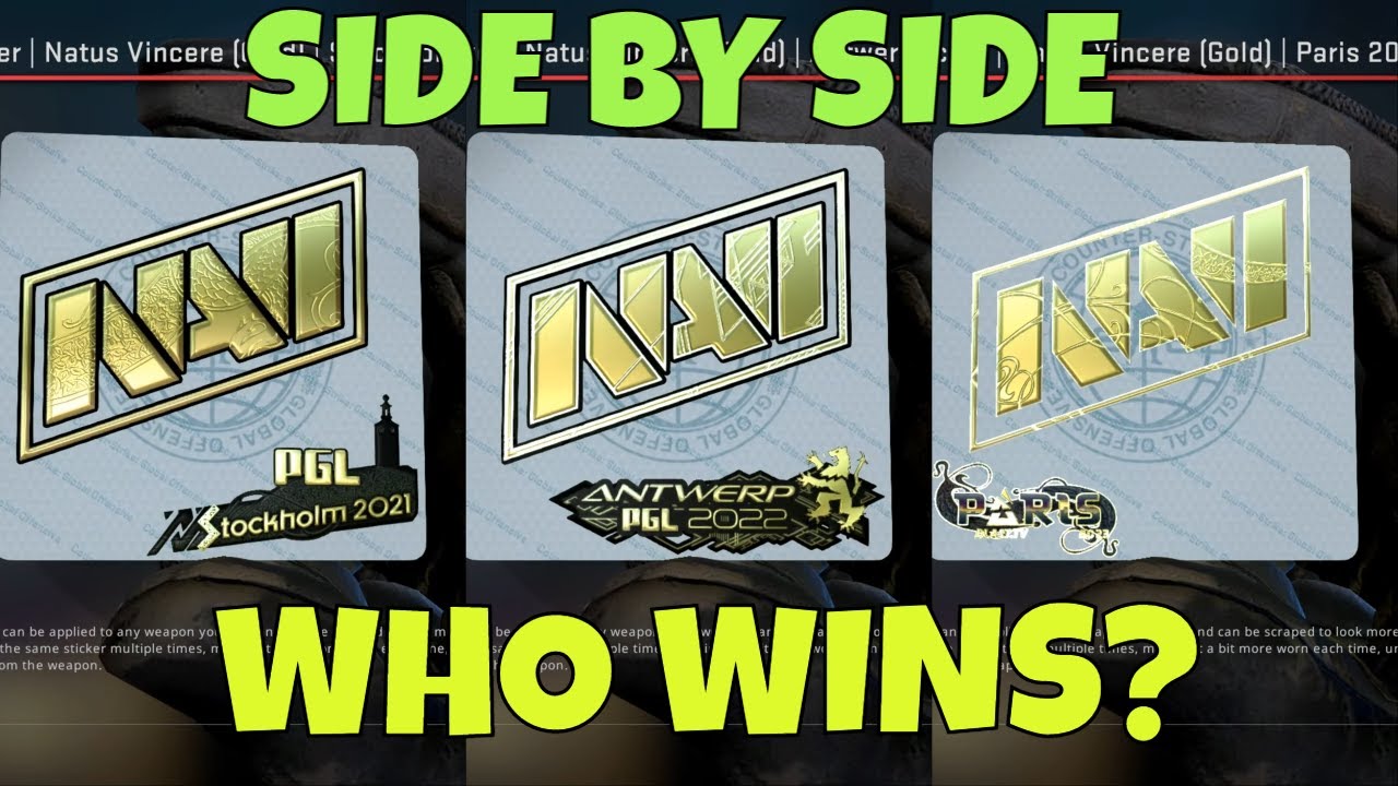 Paris Major Sale: Invest In Gold Stickers For Csgo! #csgoinvestment # ...