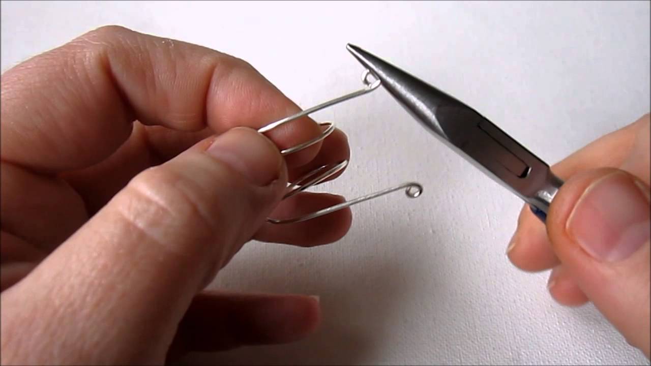 How to Make an Adjustable Wire Ring with Spirals and Bead - YouTube