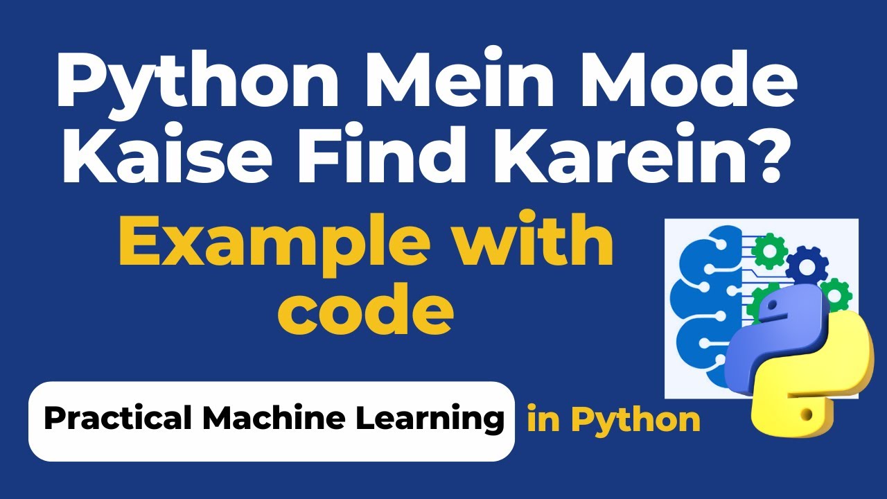 Mode in Python | Python Mein Mode Kaise Find Karein? | Urdu/Hindi Tutorial - YouTube