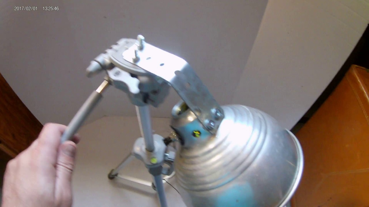 DIY Studio light no cost from junk parts - YouTube