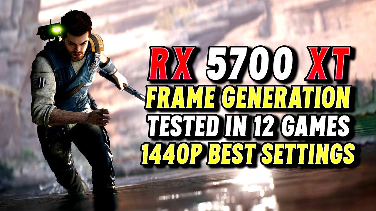 RX 5700 XT - AMD FSR 3 Frame Generation Mod Tested in 12 Games - YouTube