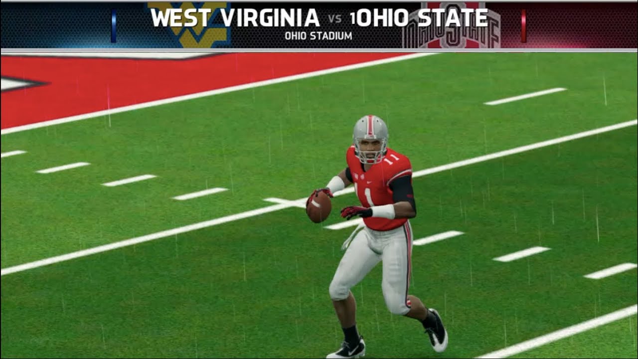 NCAA Football 14 Ohio St Dynasty- Year 5 Week 4 vs West Virginia - YouTube