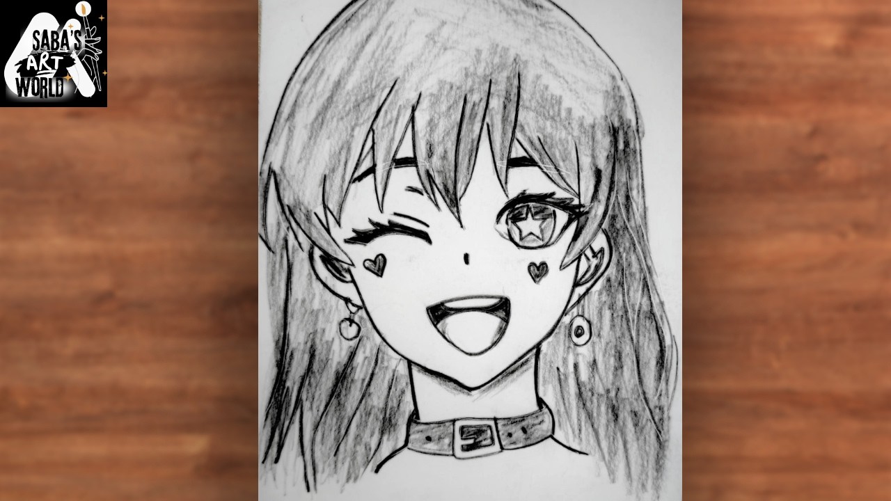 Easy Way to Draw Anime Expressions for Beginners | Pencil Art Tutorial ...