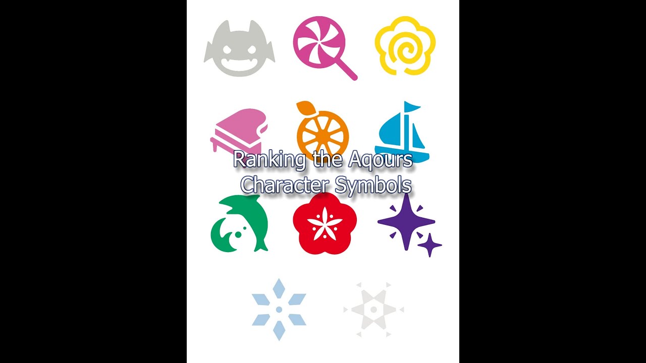 Ranking the Aqours Character Symbols (with commentary!) - YouTube