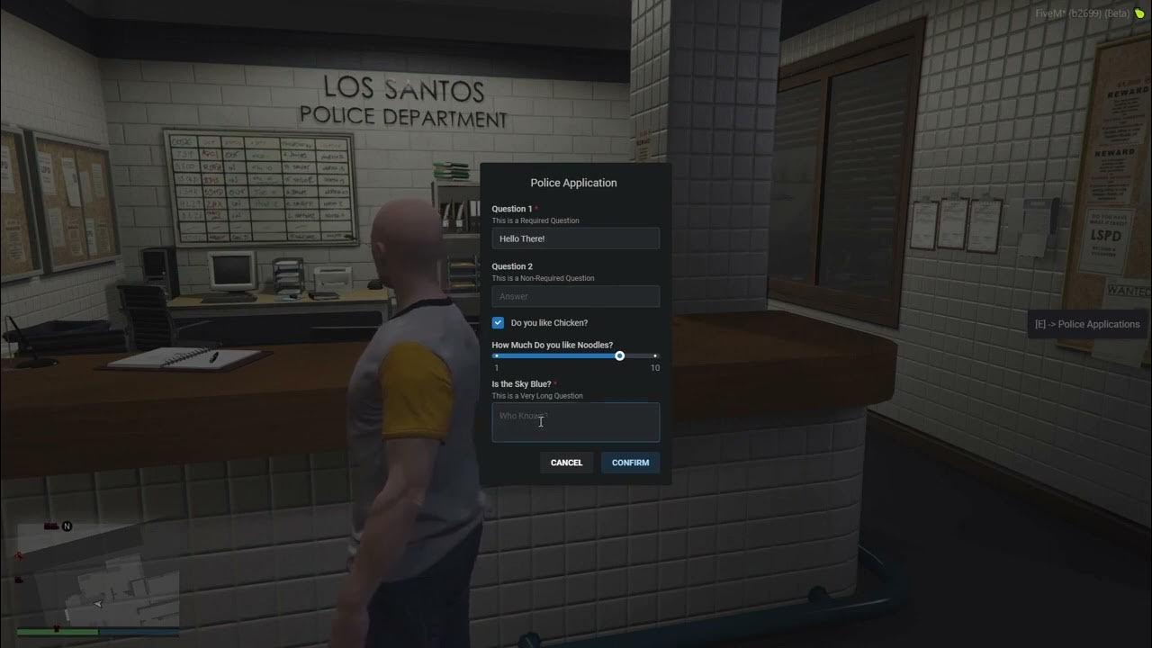 [Qbcore] fivem police application Script | Fivem Roleplay Scripts | Qbcore Script Shop - YouTube