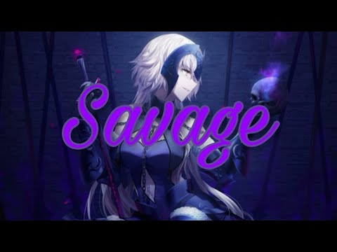 Nightcore - Savage (Lyrics) - YouTube