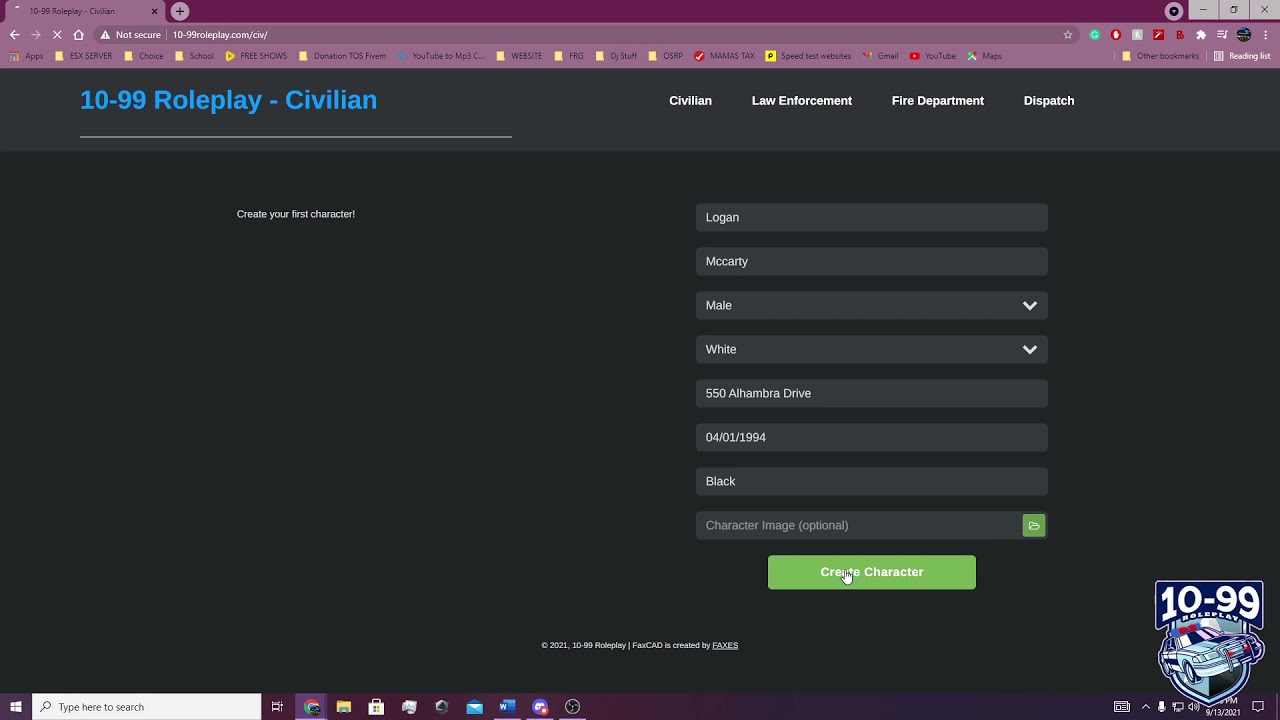 10-99 Roleplay CAD/MDT Tutorial - YouTube