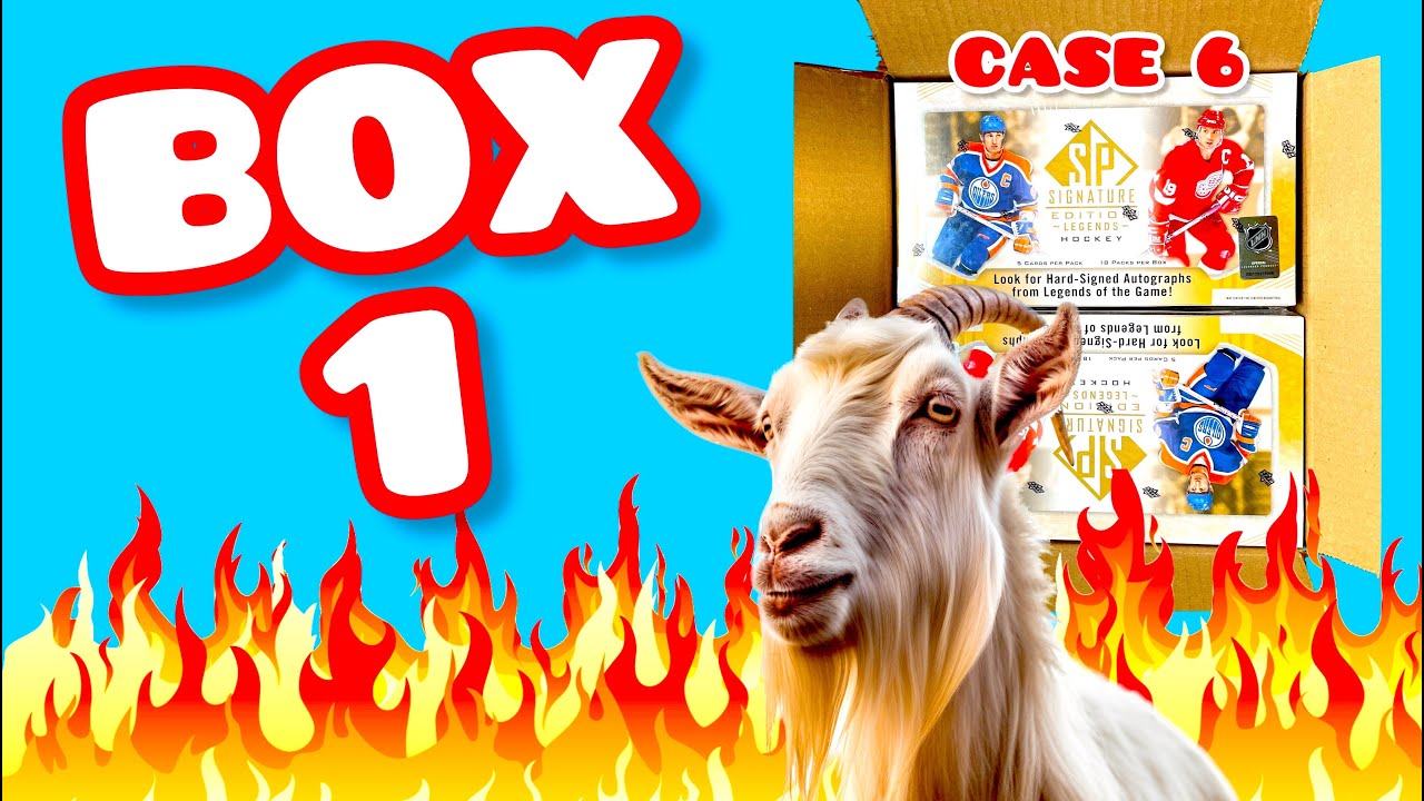 GOAT! CASE 6 PART 1! 2020-21 Signature Edition Legends Hockey Hobby Box ...