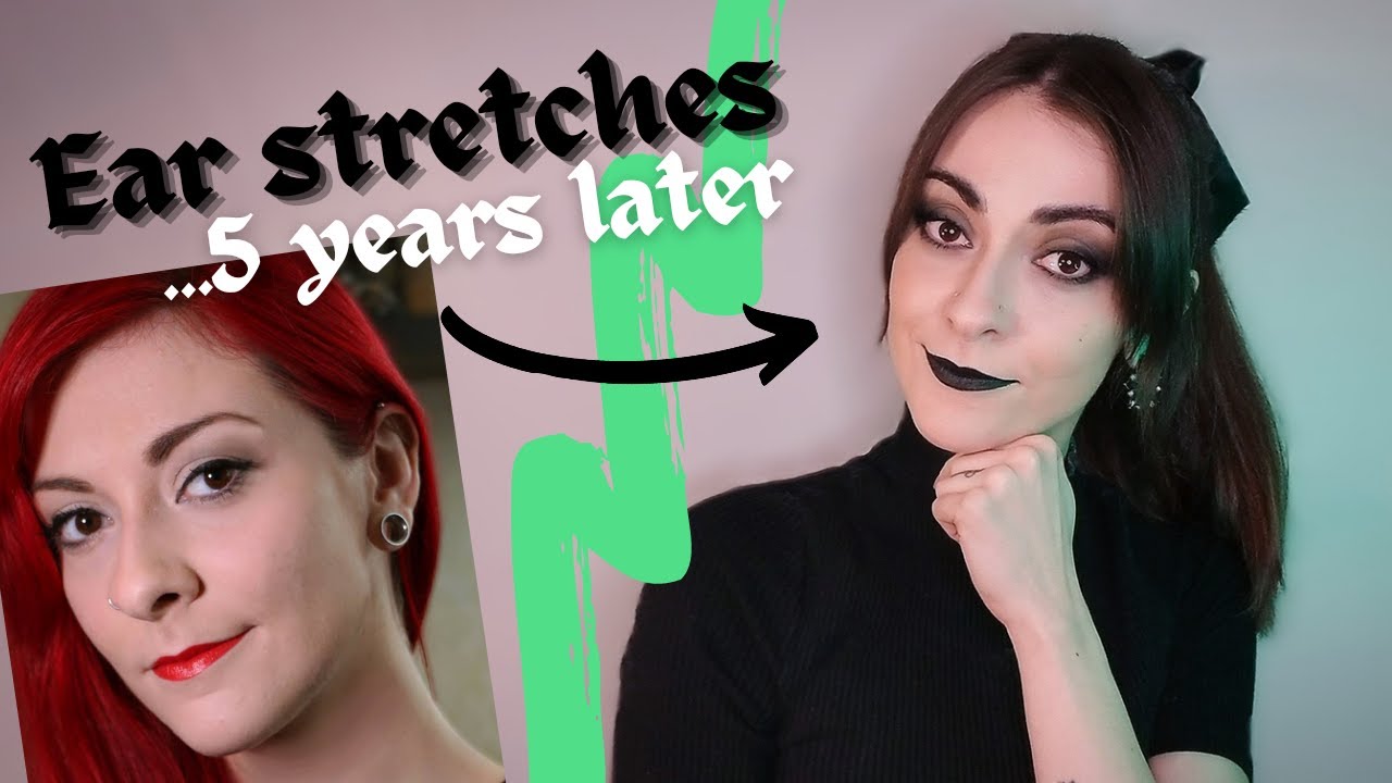 Will your stretched ears close up? Result after 5 years removal! (14 mm ...