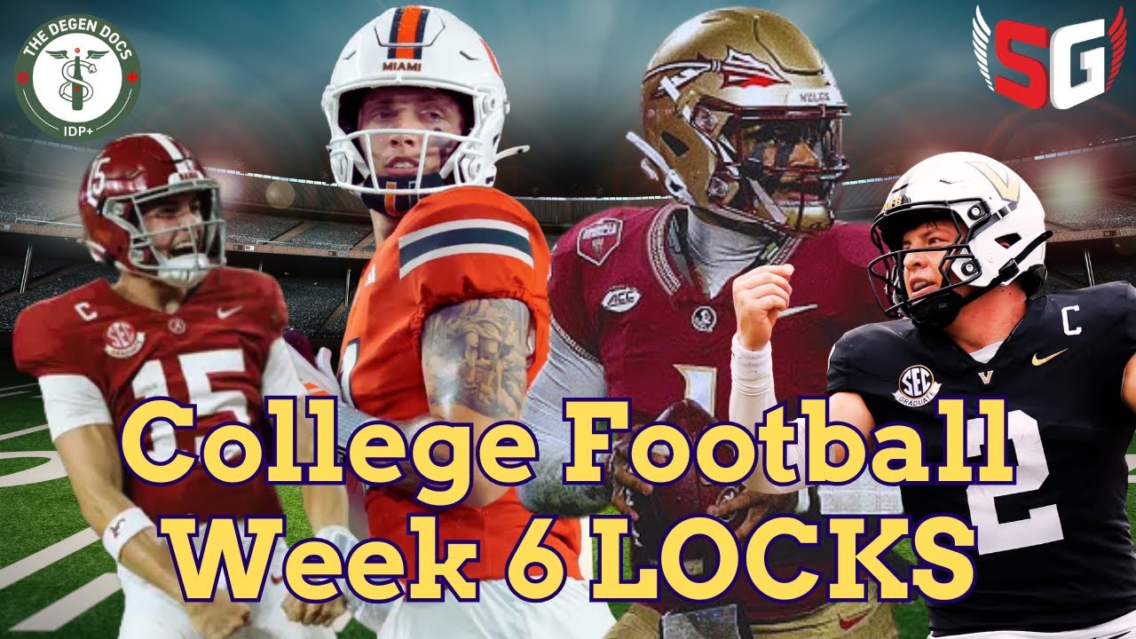 Shocking College Football Week 6 Predictions & Bets! - YouTube