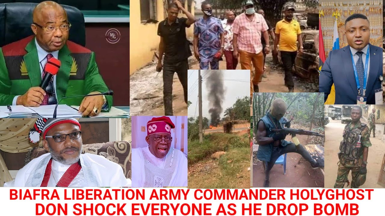 Biafra Liberation Army Commander Holyghost Don Shøck Nigeria Army show ...