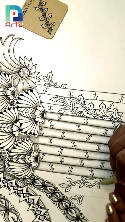 Inktober Tangles 2023 ~ Day 13 ~ Icanthis #shorts - YouTube