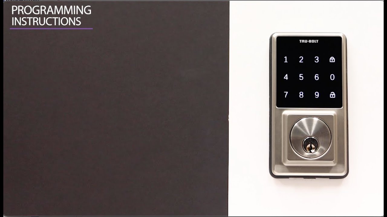 Aurora Lock Programming - YouTube