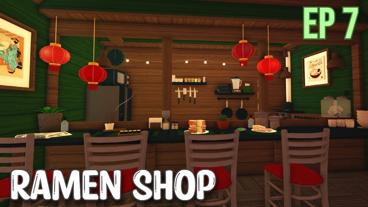 BUILDING a RAMEN SHOP 🍜 in BOBAPORT || EP 7 || Bellatheboba - YouTube