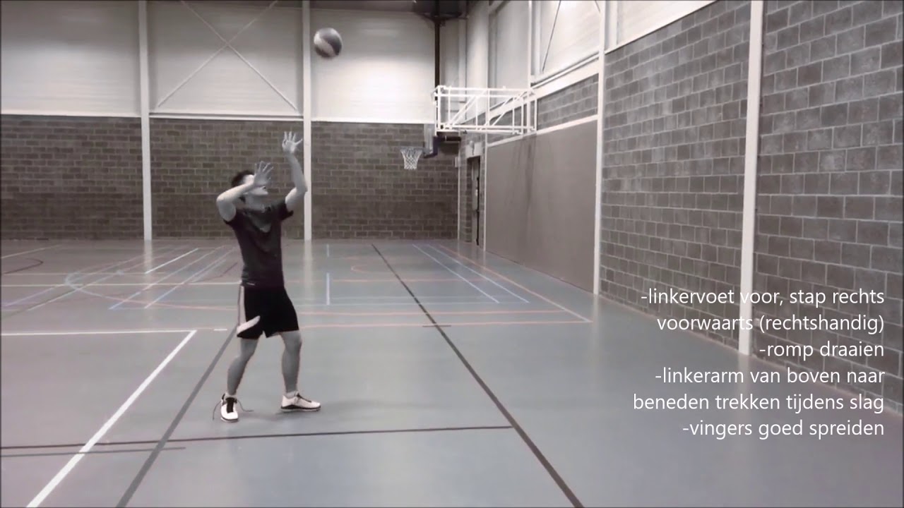 Slaan op de bal tot bovenhandse opslag - YouTube