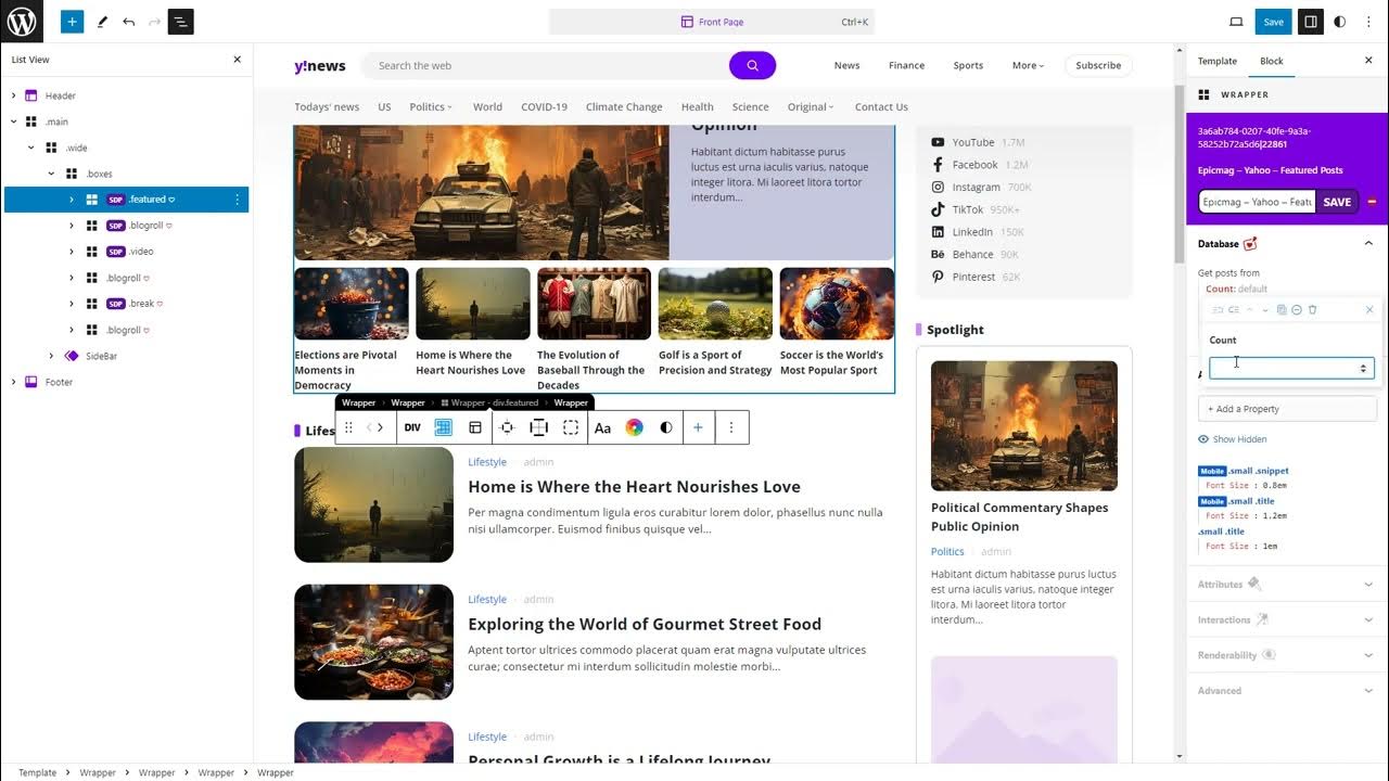 Ignore Loaded Posts in EpicMag WordPress Theme - YouTube