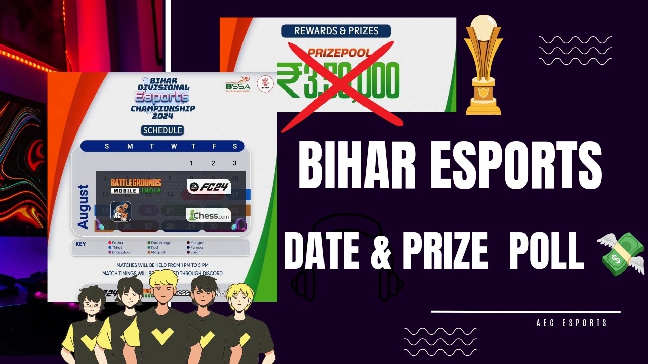 Bihar Divisional Esports 2024 Date 📅 & Prize 🏆 Poll Announced | Bihar ...