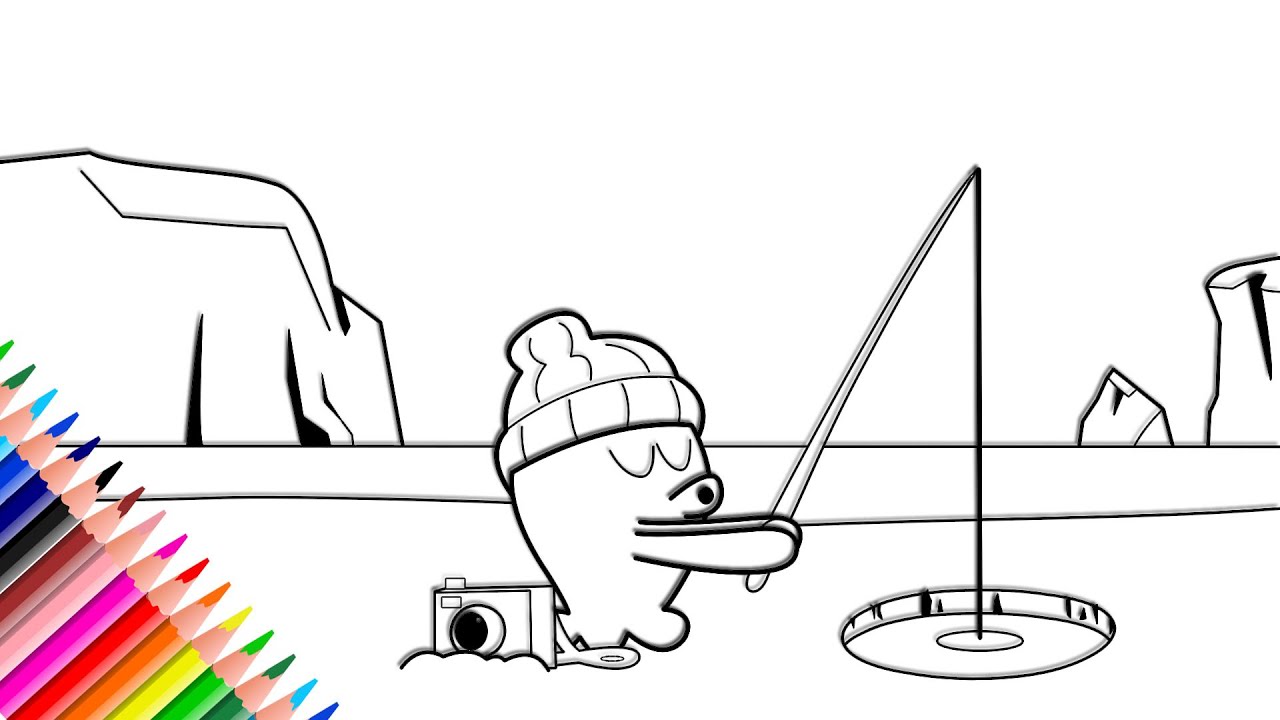Lamput In The Iceland | Lamput Coloring Pages | Digital Coloring # ...