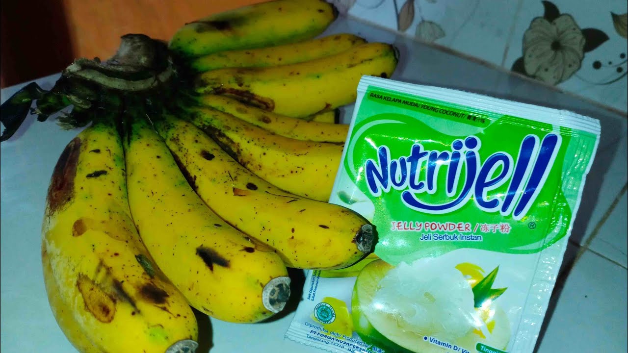PISANG DAN NUTRIJEL BIKIN NAGIH SEUMUR HIDUP COBAIN!#PUDINGPISANG - YouTube