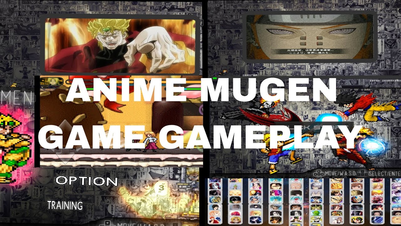 ANIME MUGEN GAME GAMEPLAY #anime - YouTube