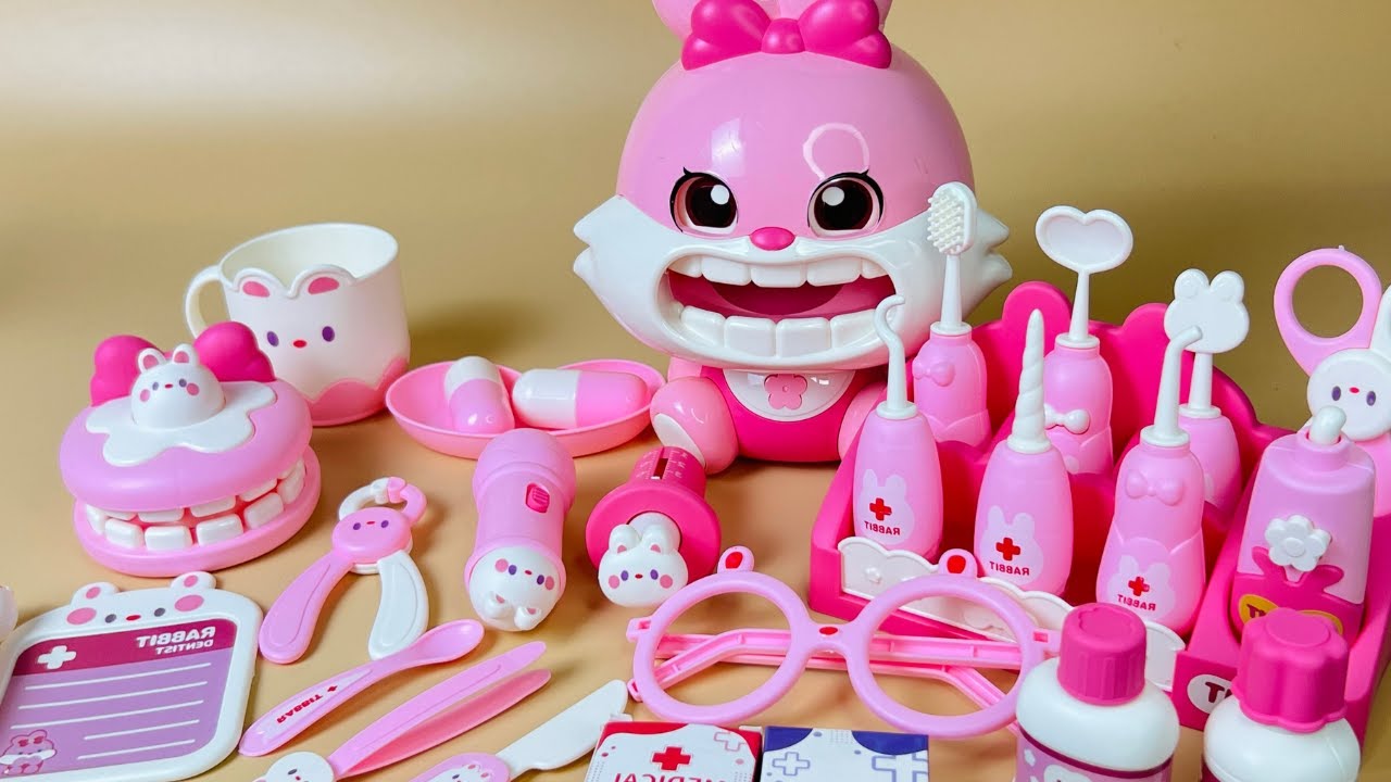 8 Minutes Satisfying with Unboxing Cute Pink Doctor Playset| Review ...