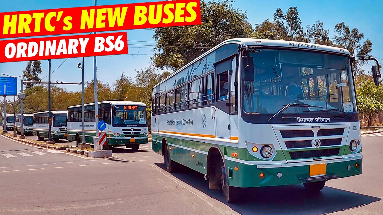 HRTC's new buses review - Ordinary BS6 | Exteriors, Interiors & Road ...