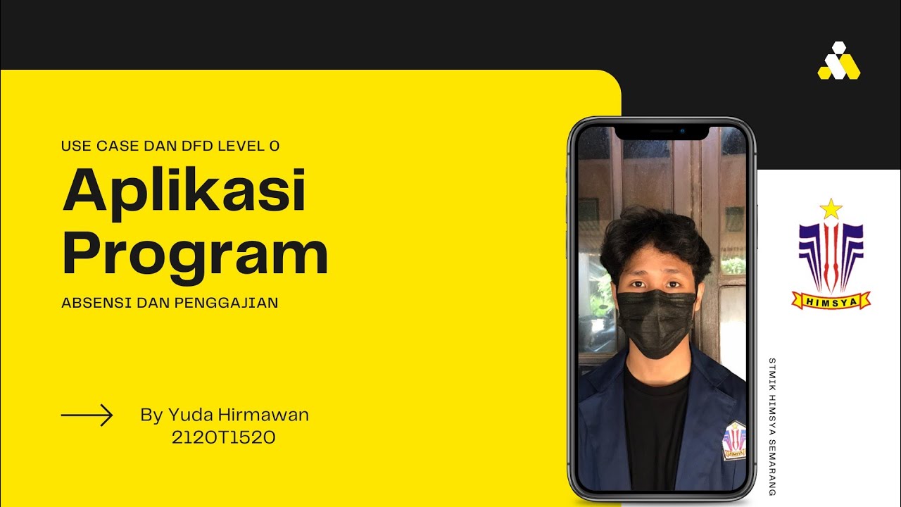 Use Case dan DFD level 0 absensi dan penggajian - YouTube