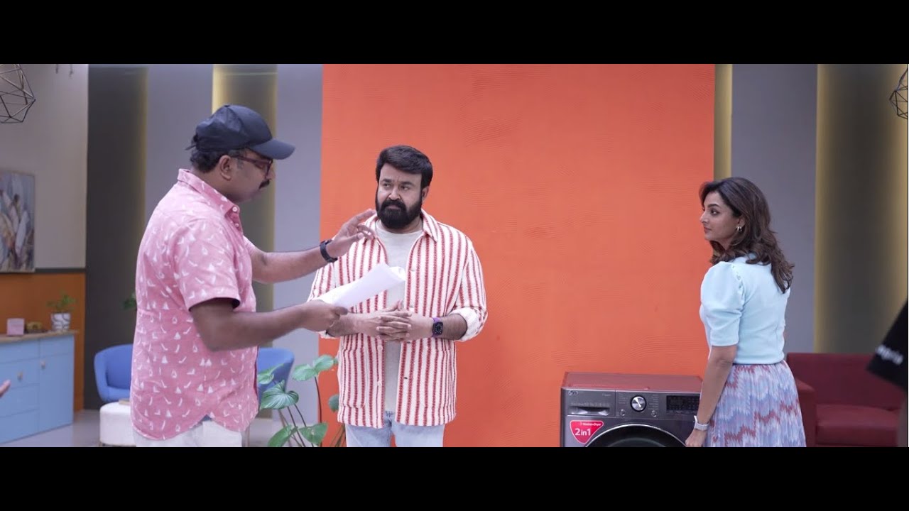 MAKING OF MY G AD 2022/STARRING MOHANLAL & MANJU WARRIER-DAY 2 - YouTube