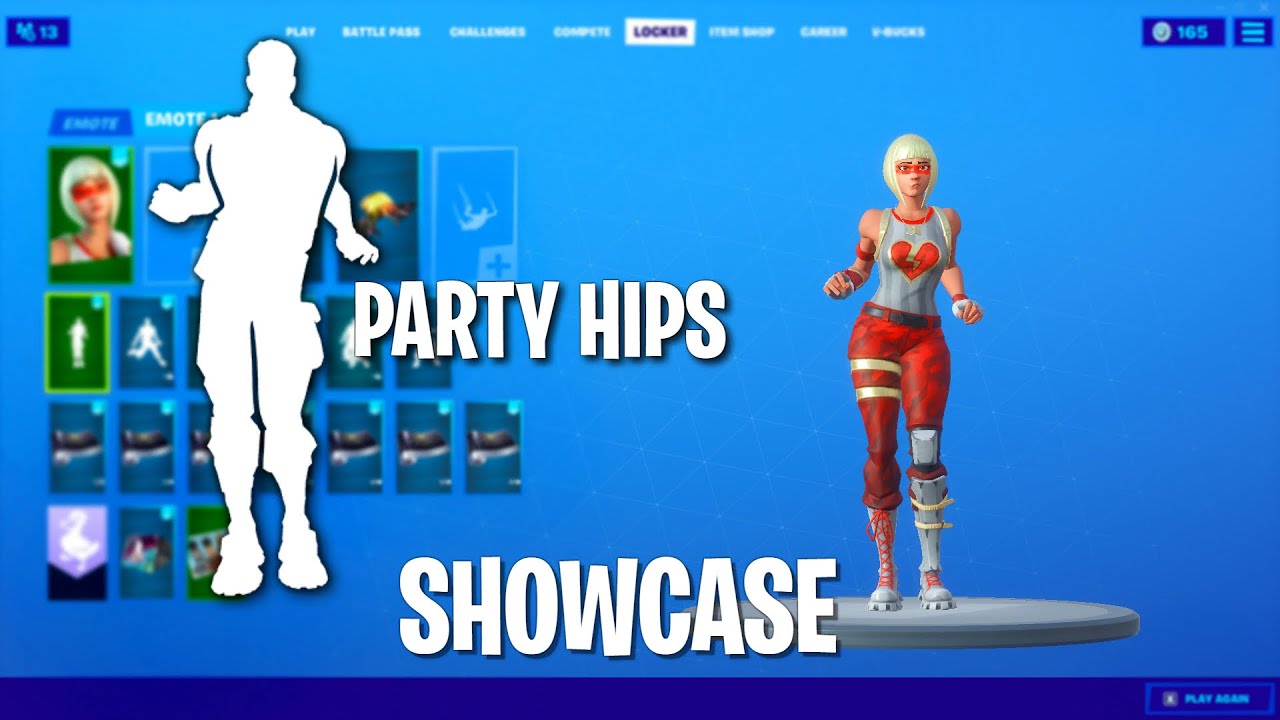 Party Hips Emote Showcase - YouTube
