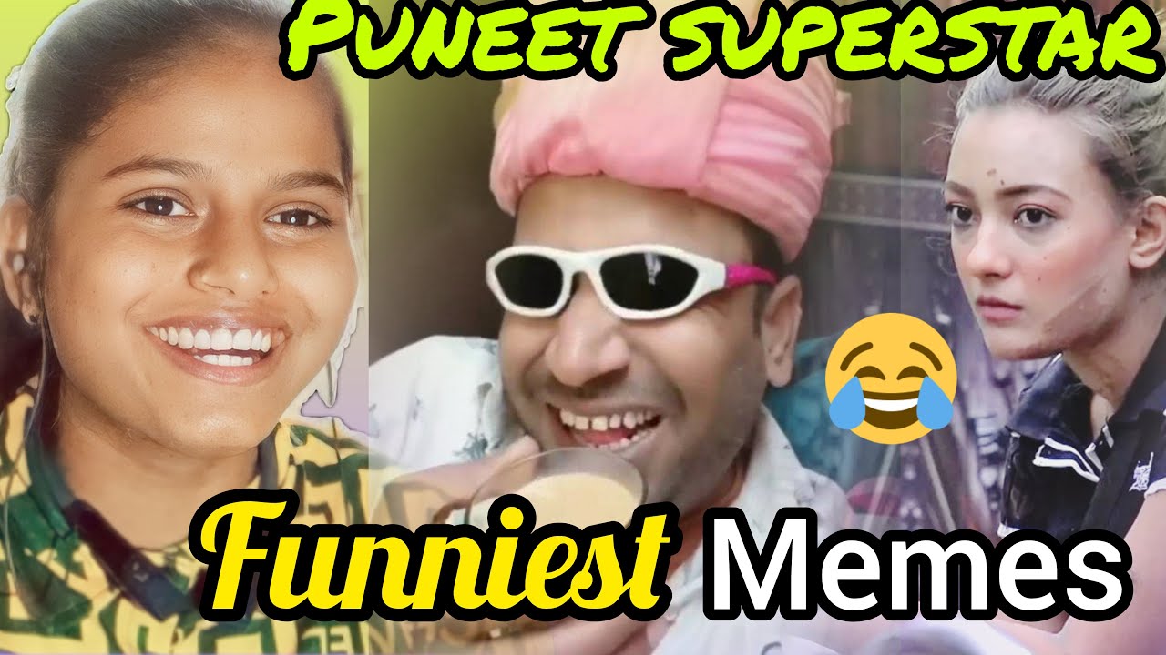 Puneet Superstar & Aashika bhatia Funniest MEMES that will make you ...