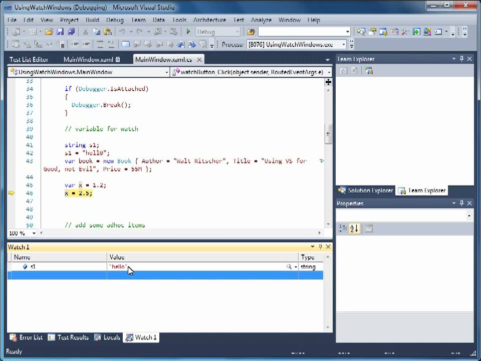 VS 2010 - 08 Uygulamalardaki Hataların Düzeltilmesi - 02 Hata Ayıklama ...