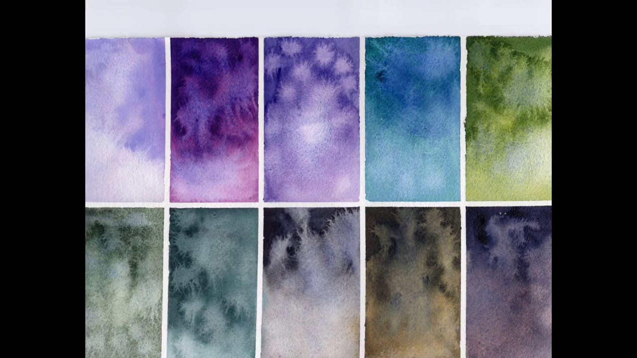 Official Color Swatch Rockwell Canadian Watercolors - YouTube